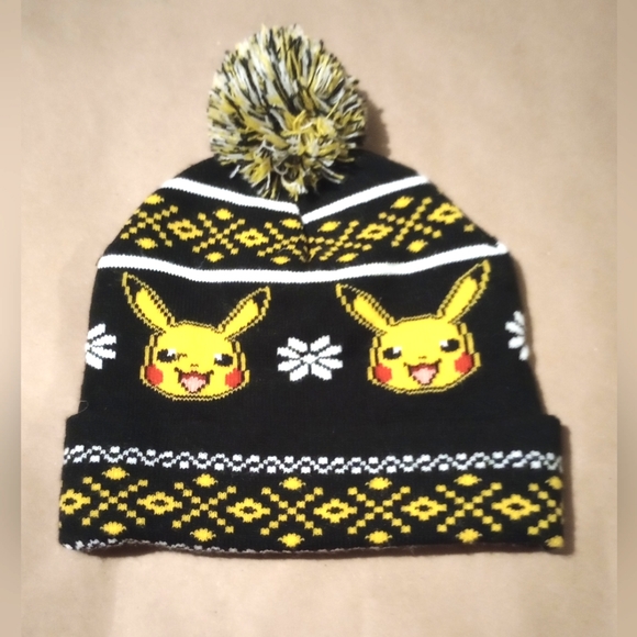 Pokemon | Accessories | Pokemon Pikachu Beanie | Poshmark